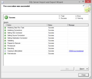 Resolved: Truncation error on SQL Server Import and Export Wizard - port135.com