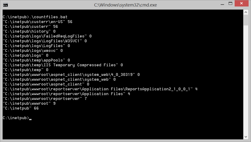 How To Count Files In A Folder With Multiple Subfolders In It 0201