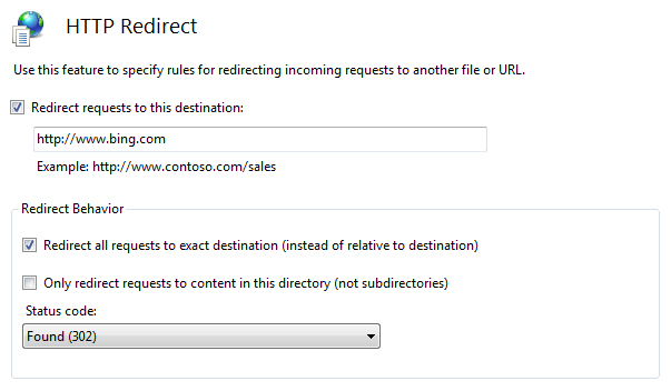 How does HTTP Redirection in IIS work? - port135.com