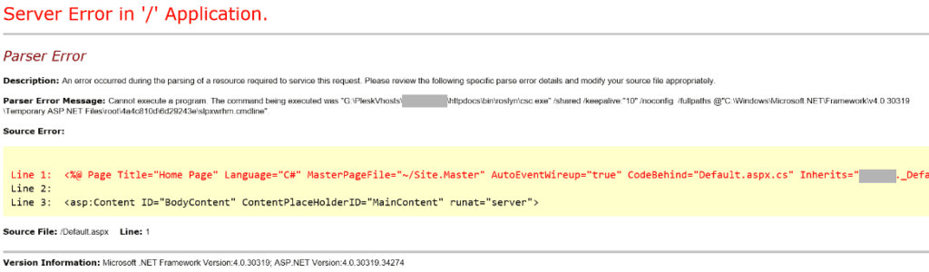 Solved Cannot Execute A Program The Command Being Executed Was 3907