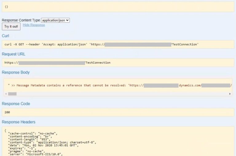 Message Metadata Contains A Reference That Cannot Be Resolved